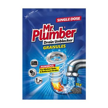 Mr. Plumber Drain Unblocker Granules 75g | Mr Sheen